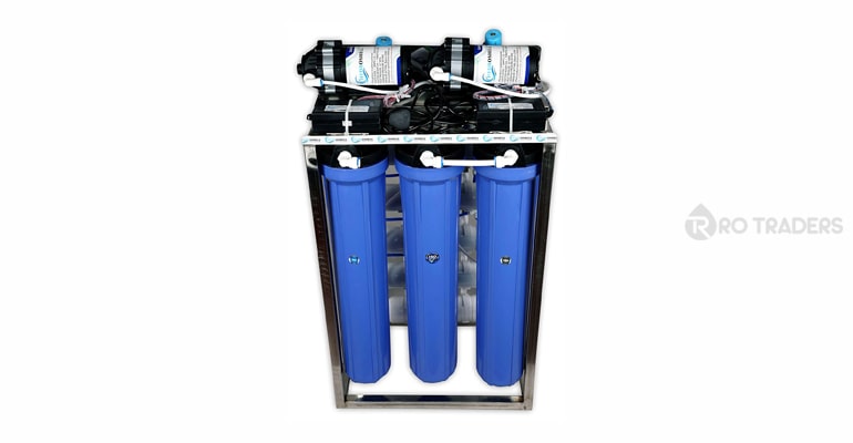 Hydroshell 50 LPH Commercial RO System (RO+UV) - RO Traders