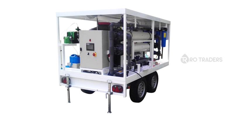 Mobile RO Water Treatment Plant (RO Plant on Wheels) - RO Traders