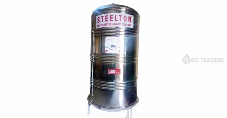 Steelton 500 Litre SS Water Tank - RO Traders
